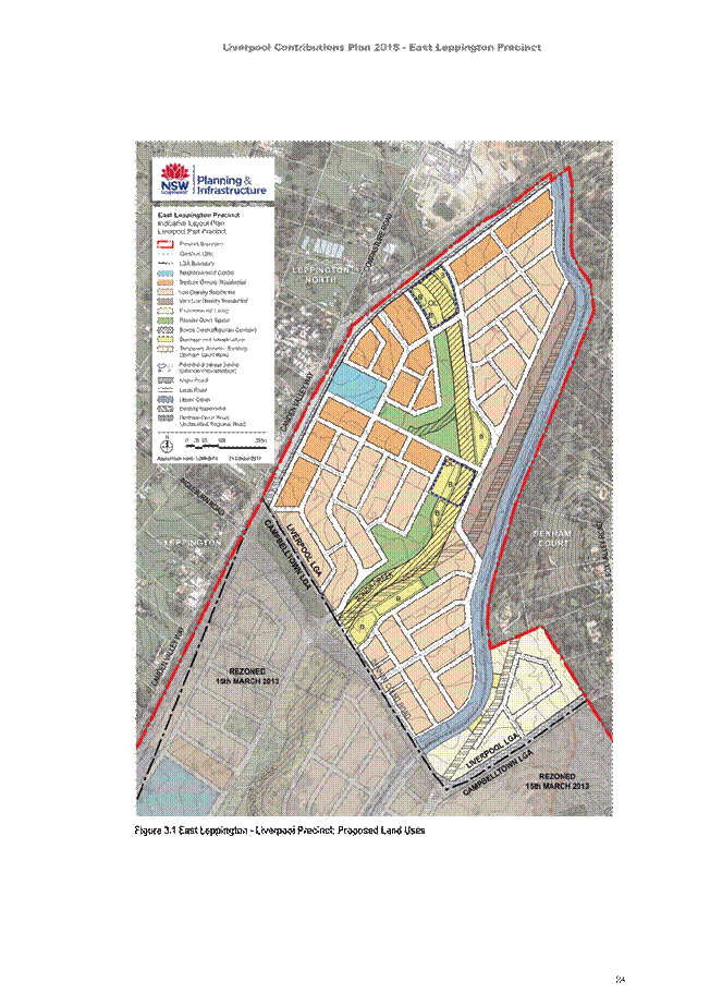 CP East Leppington Contributions Plan draft